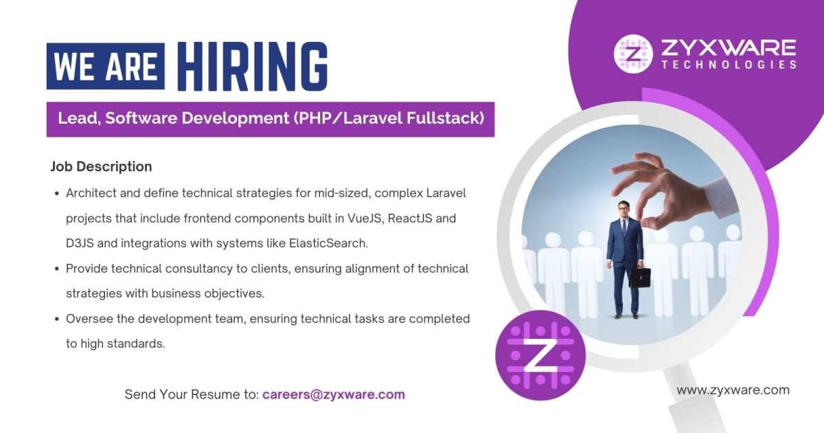 PHP/Laravel Fullstack | Zyxware